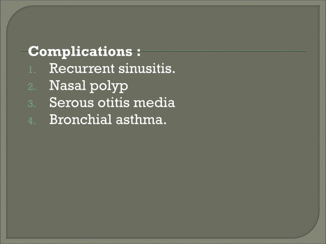 Acute and chronic rhinitis | PPT | Ear, Nose and Throat Conditions ...
