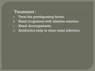 Acute and chronic rhinitis | PPT