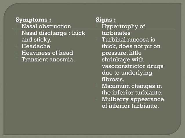 Acute and chronic rhinitis | PPT
