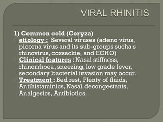 Acute and chronic rhinitis | PPT