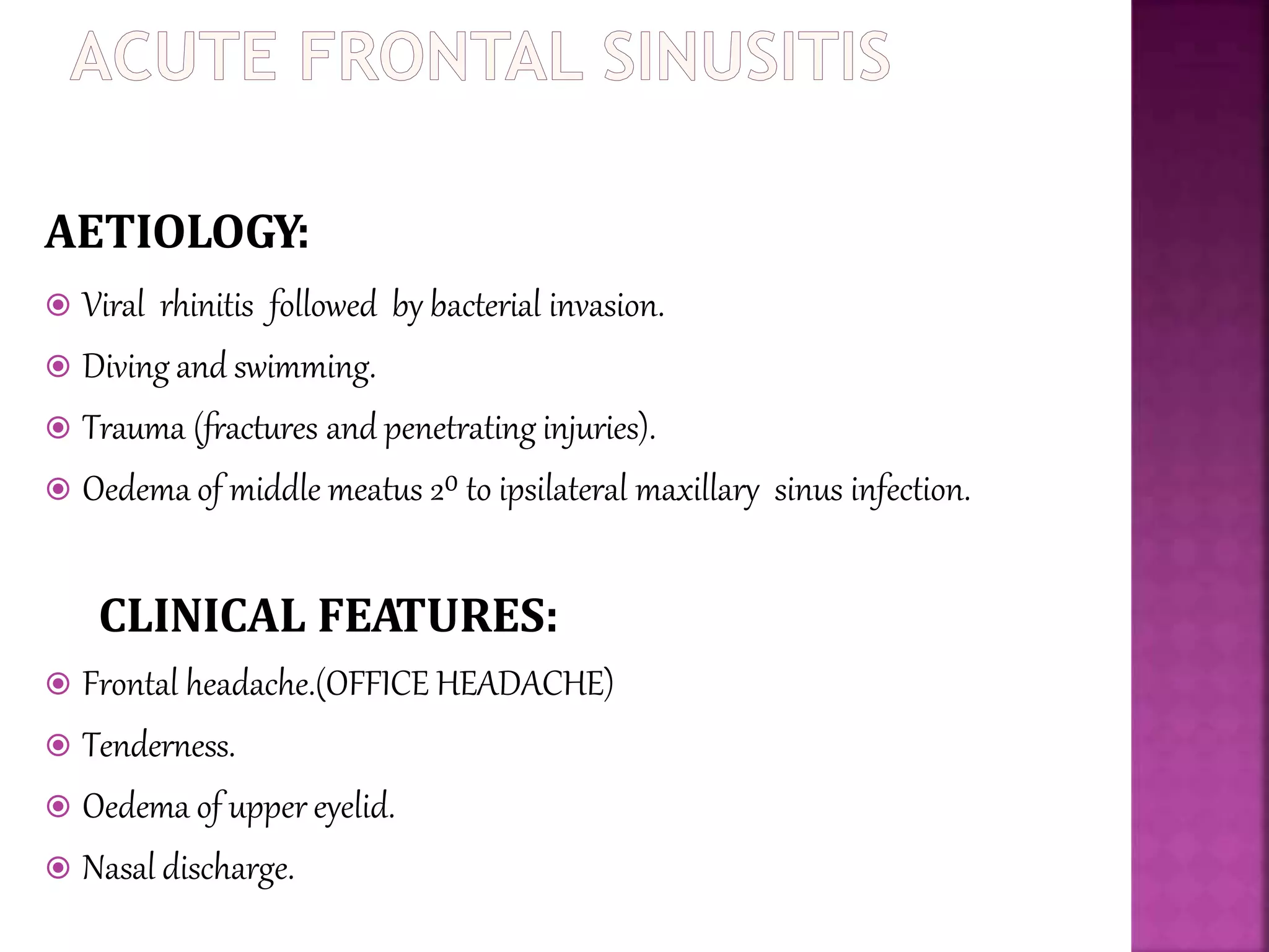 Acute and Chronic Sinusitis.pptx