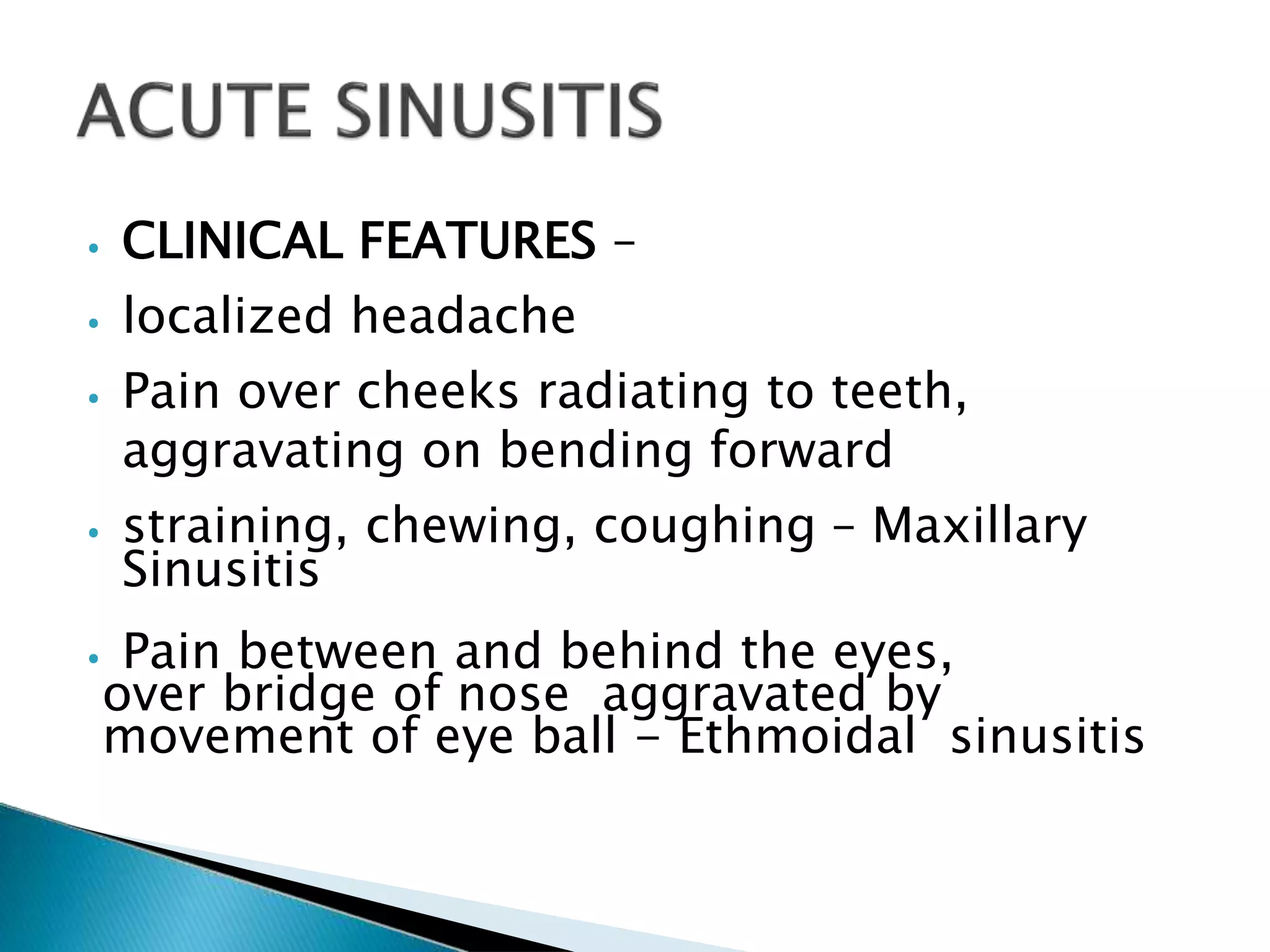 Acute and Chronic sinusitis.pptx