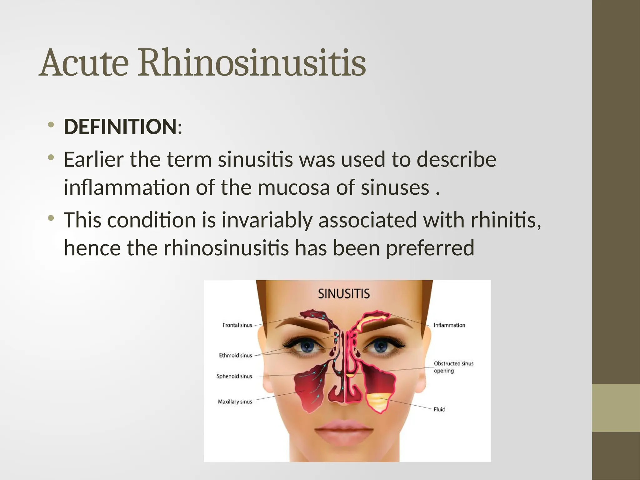ACUTE AND CHRONIC SINUSITIS.pptxmmmmmmmm | PPT