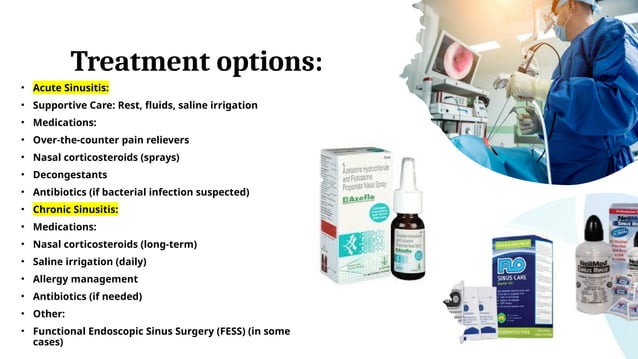 acute and chronic sinusitis haneen zayed | PPT