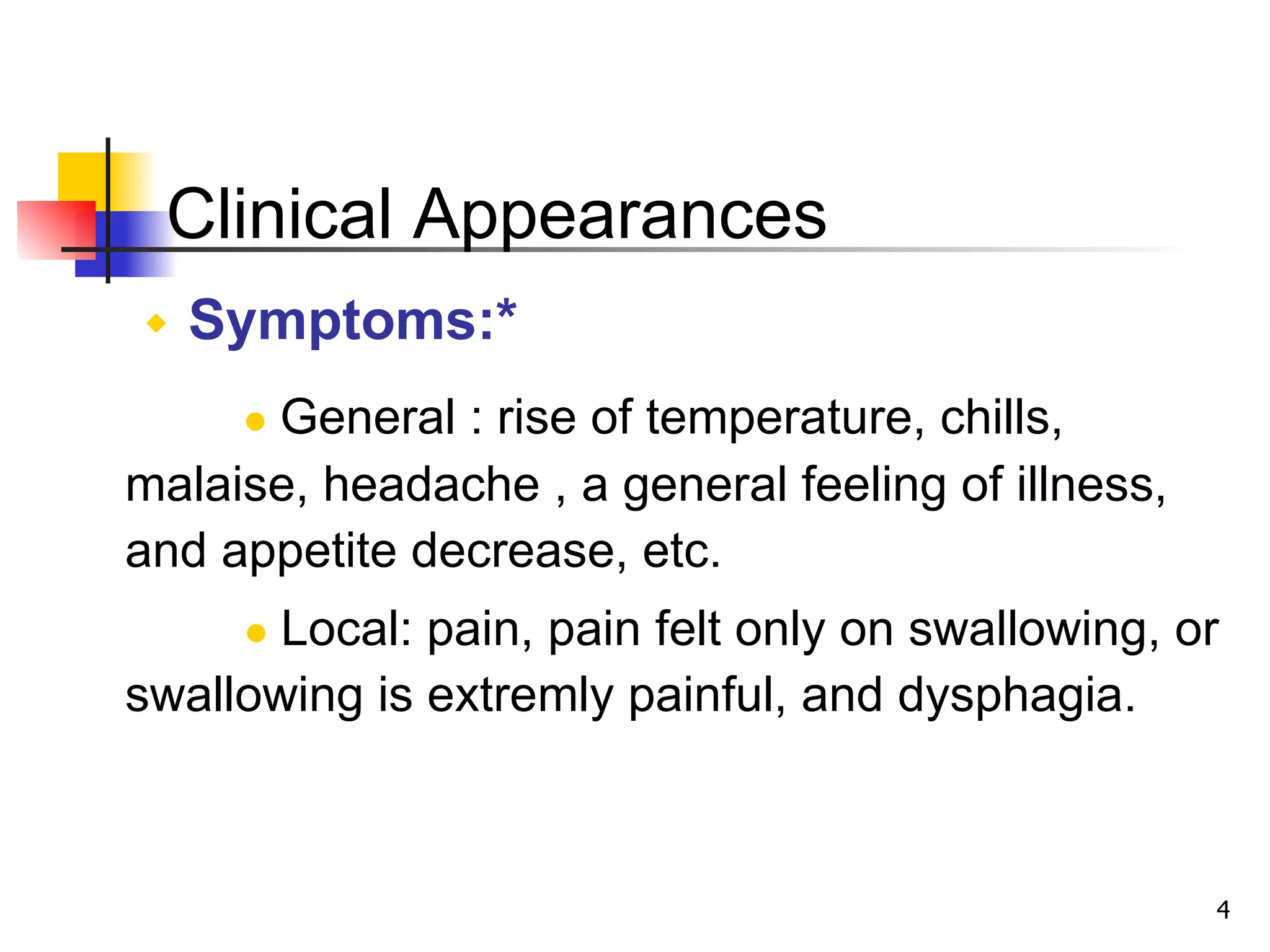 Acute and chronic tonsilitis | PPT