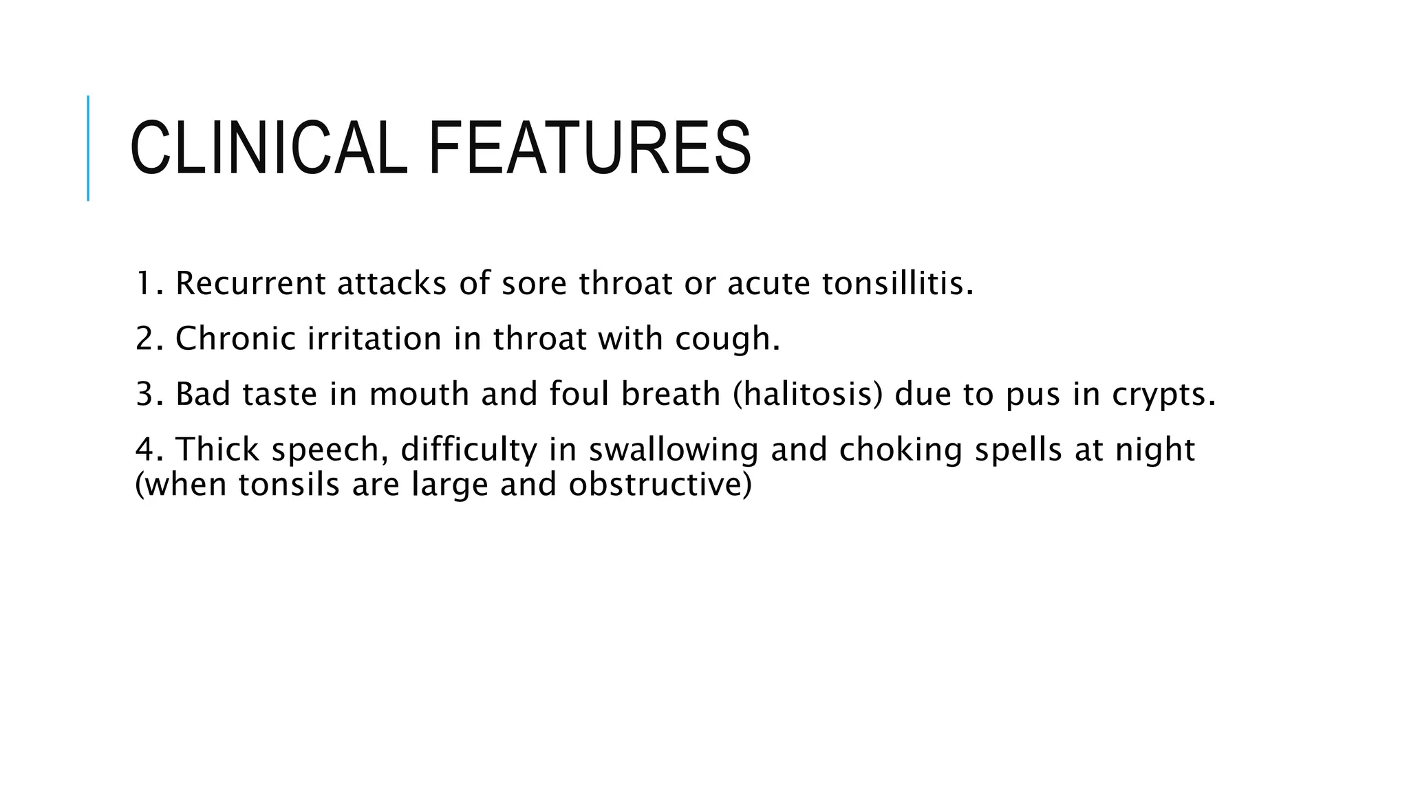 Acute and chronic tonsilitis | PPTX