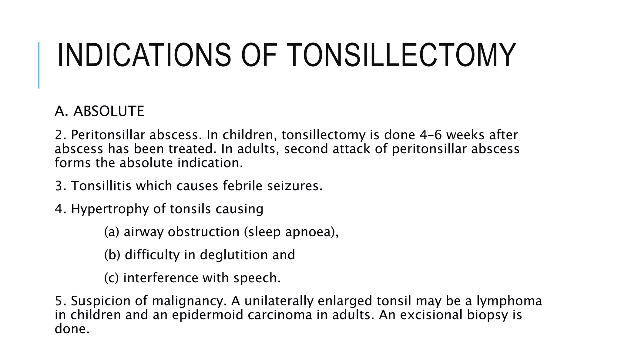 Acute and chronic tonsilitis | PPTX