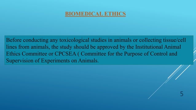 Acute and chronic toxicity studies in animals | PPTX
