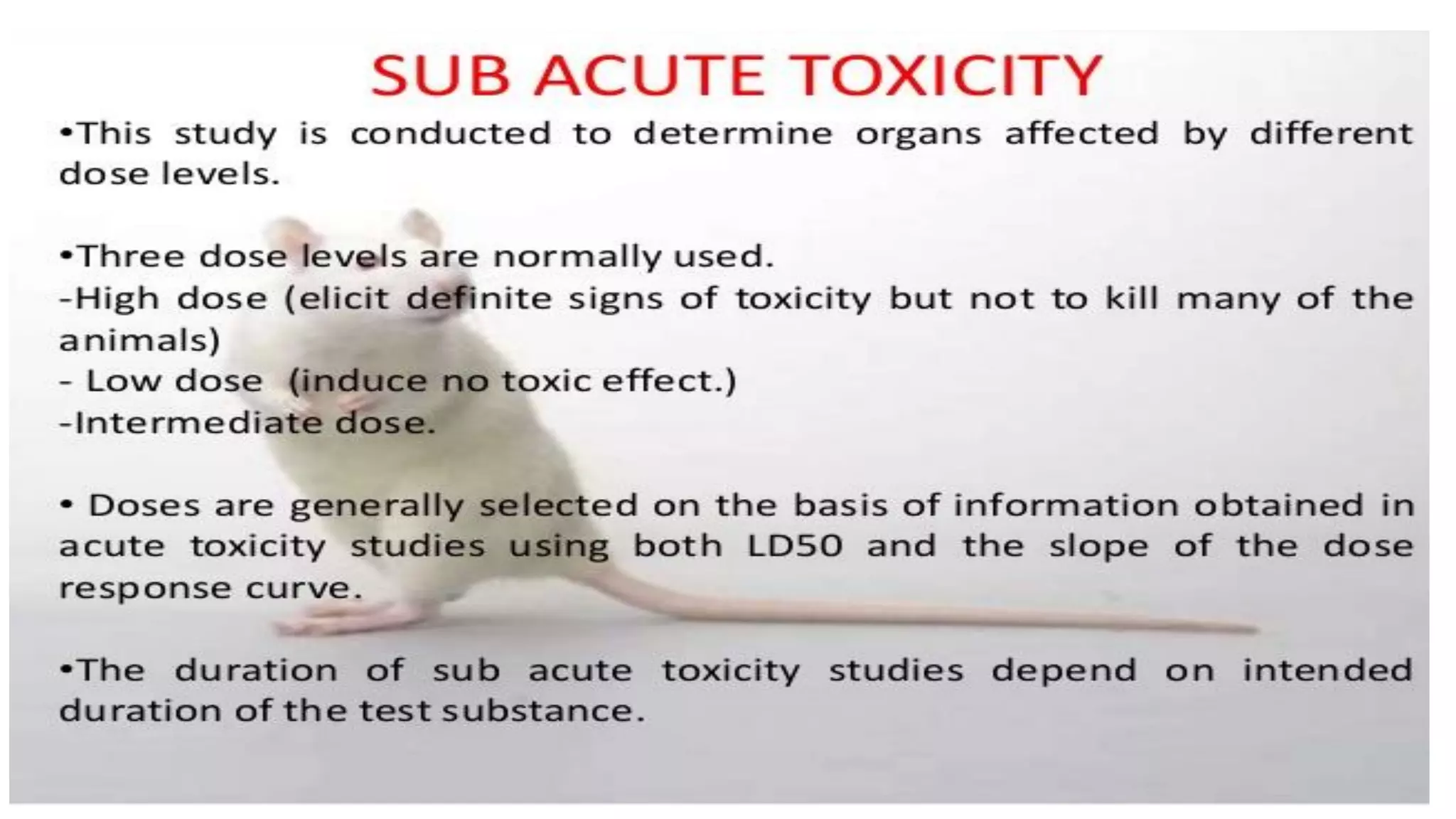 Acute and chronic toxicology | PDF