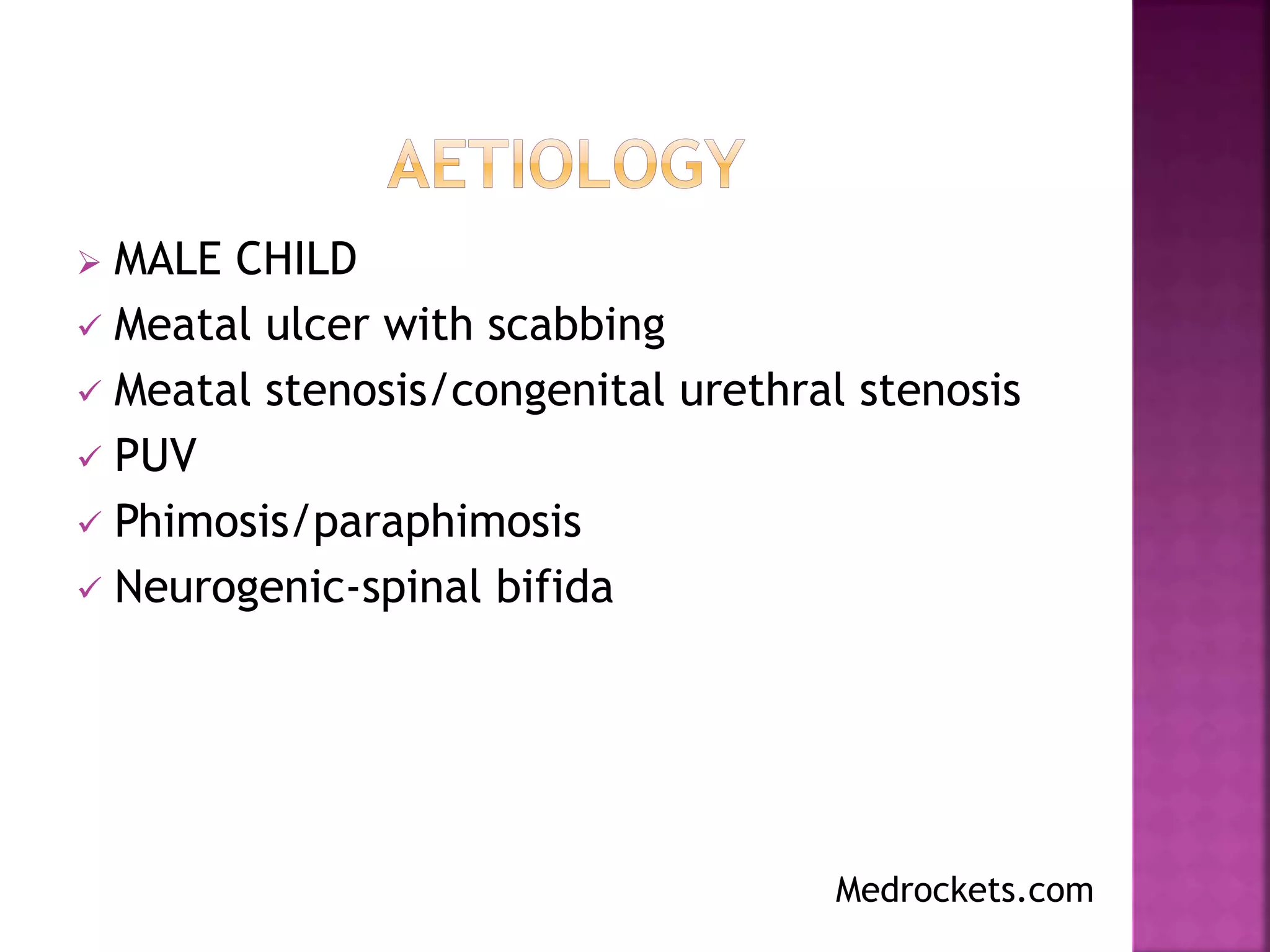 Acute And Chronic Urinary Retention Ppt