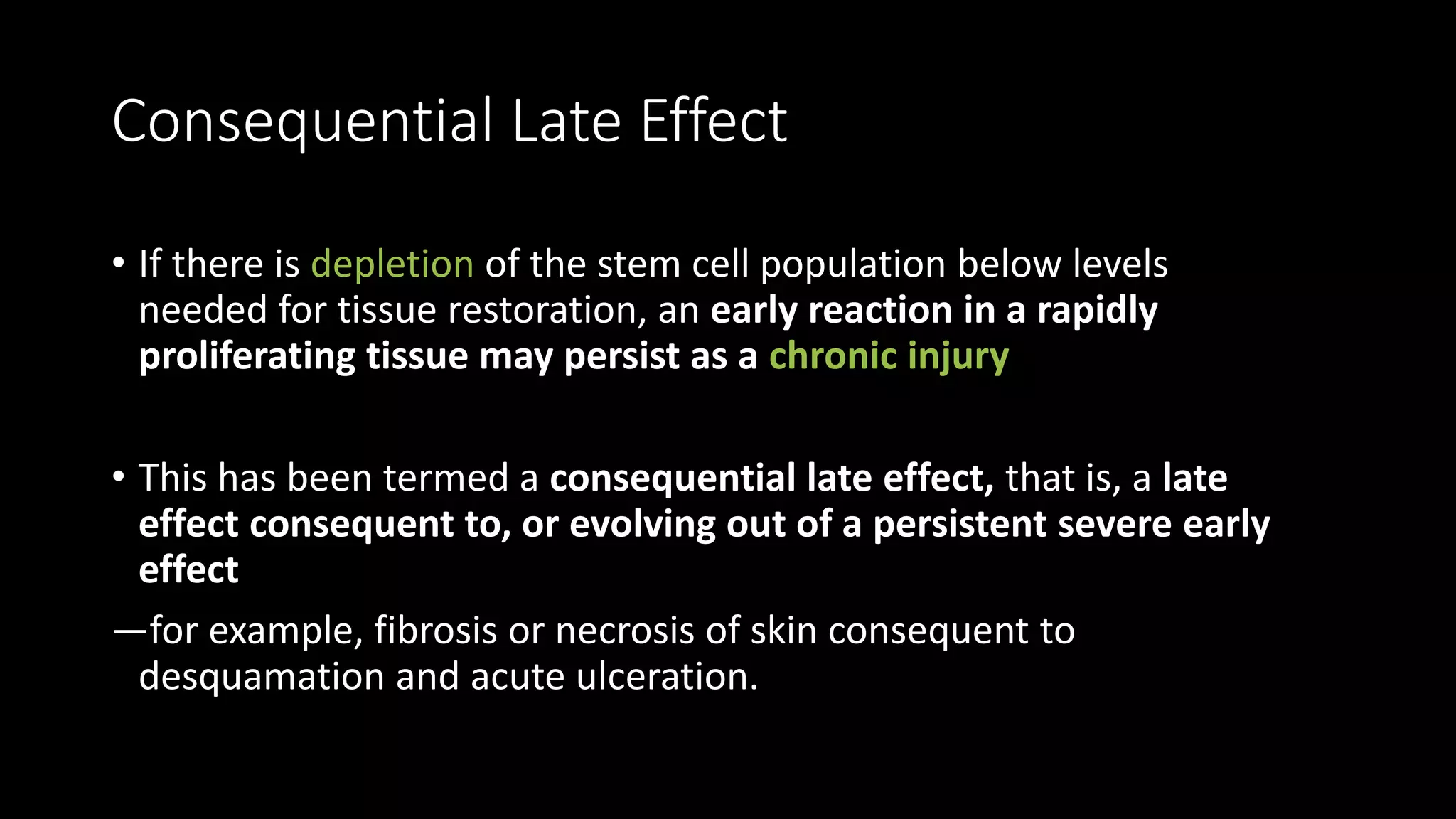 Acute and Late Radiation Related Side Effects and their Management in ...