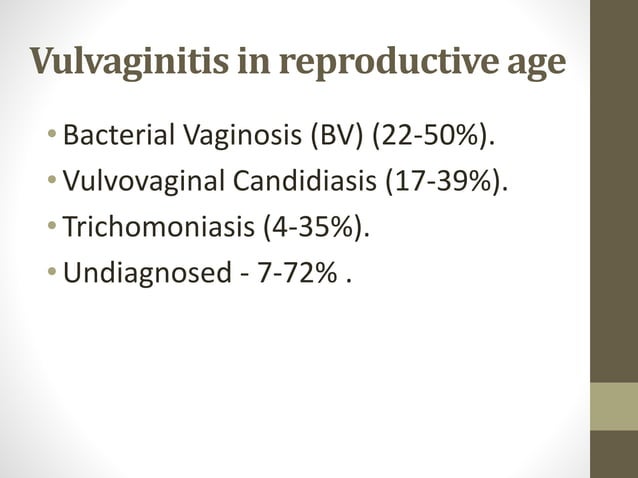 Acute and persistent vaginitis | PPTX | Skin and Dermatology | Diseases ...