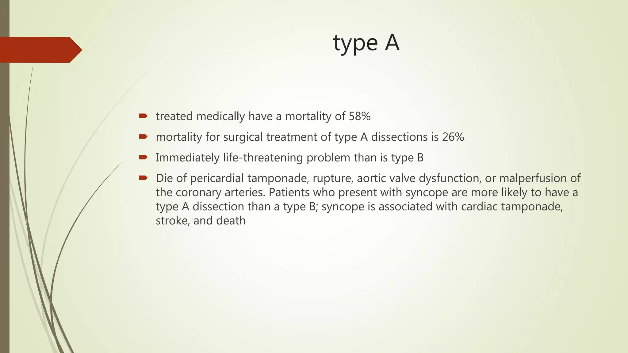 Acute aortic dissection | PPTX