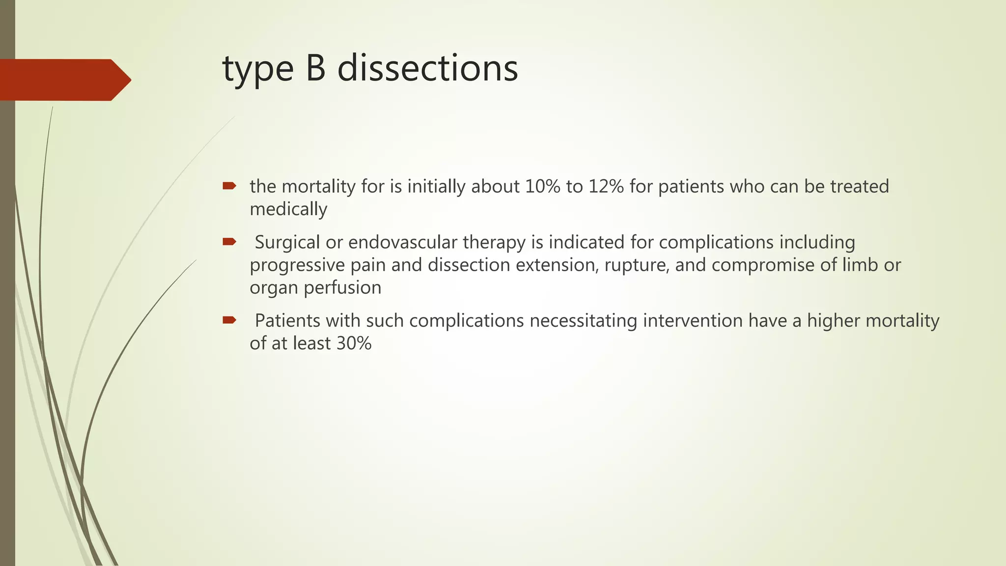 Acute aortic dissection | PPTX