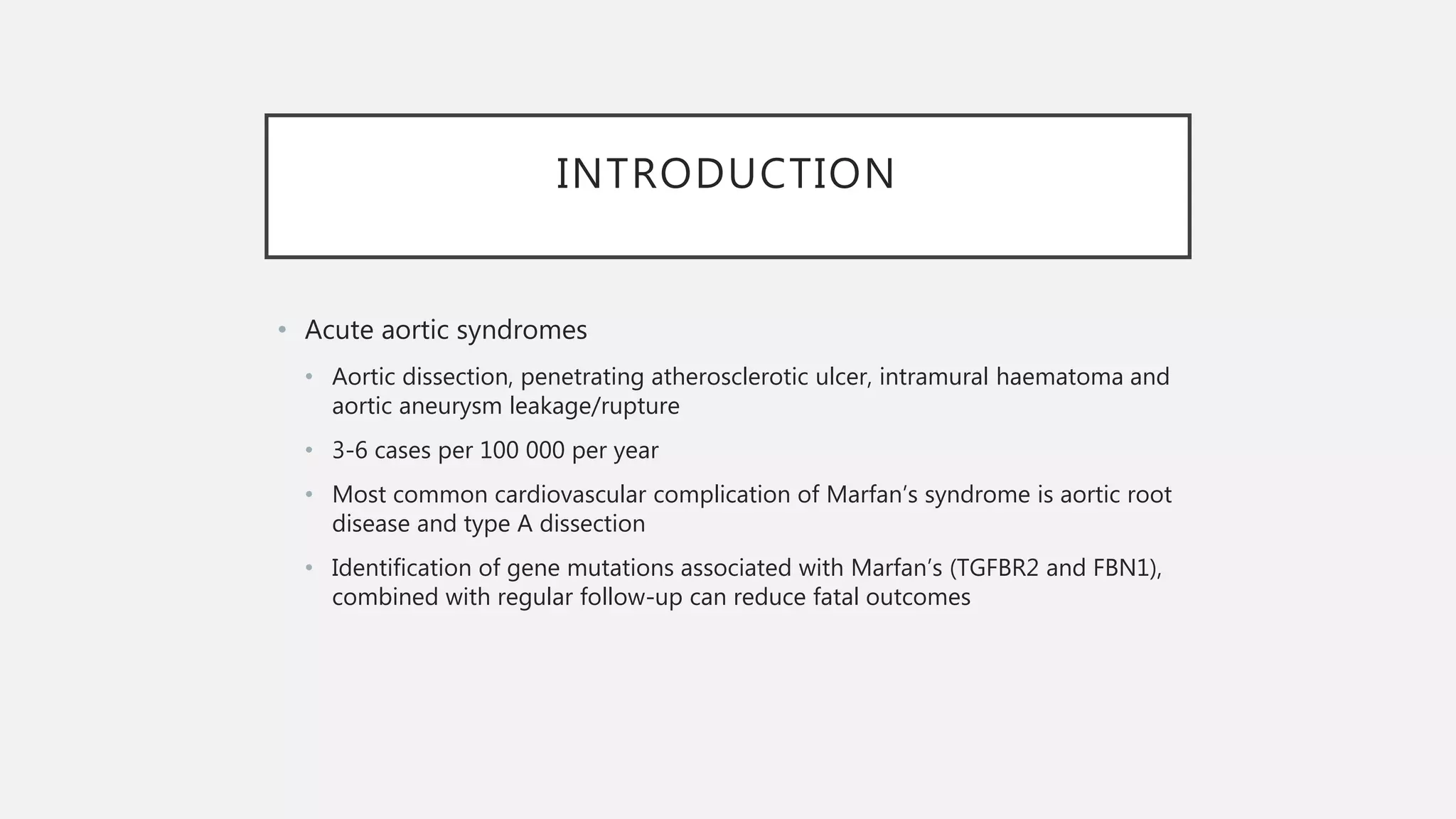 Acute aortic emergencies | PPTX