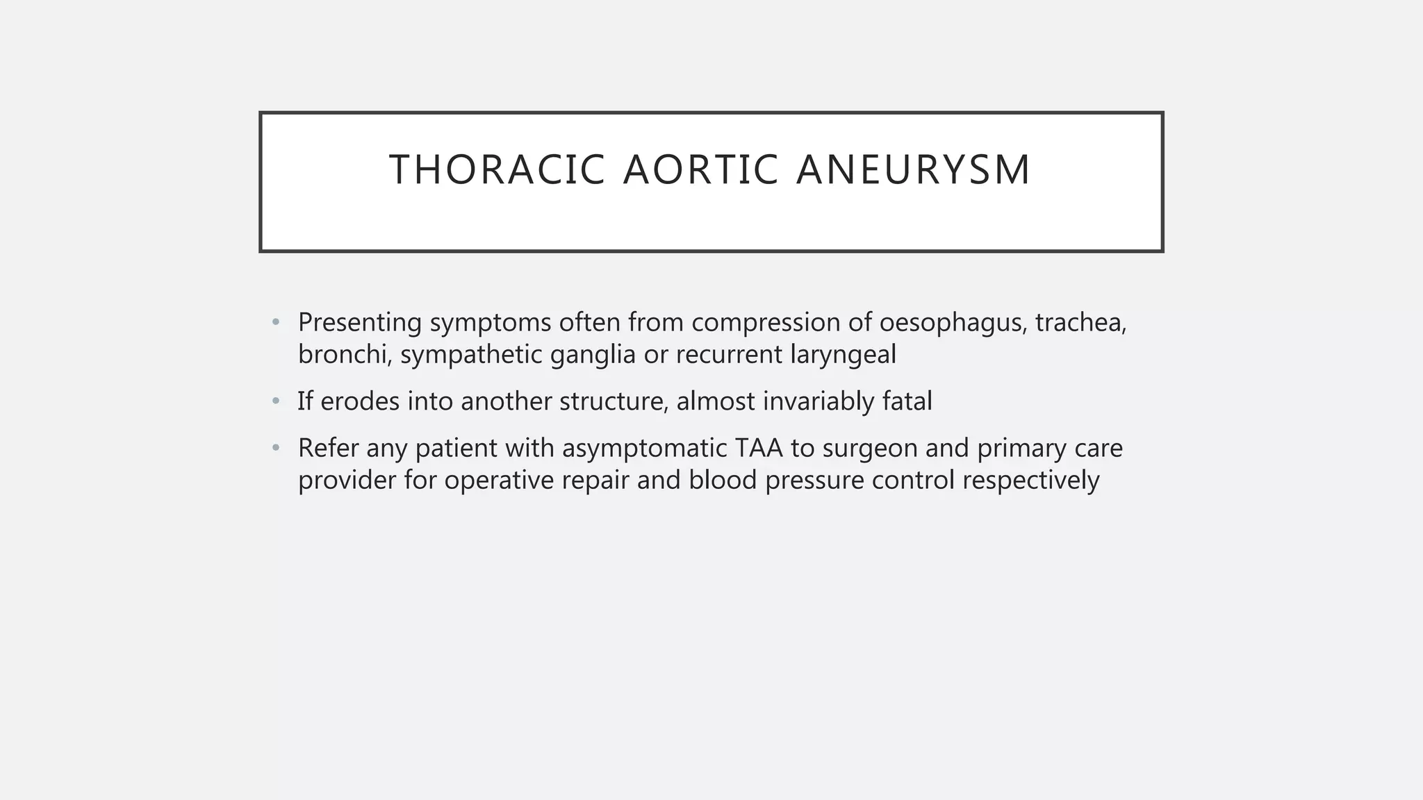 Acute aortic emergencies | PPTX