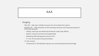 Acute aortic emergencies | PPT