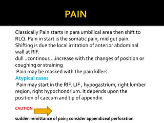 Acute apendicitis | PPTX