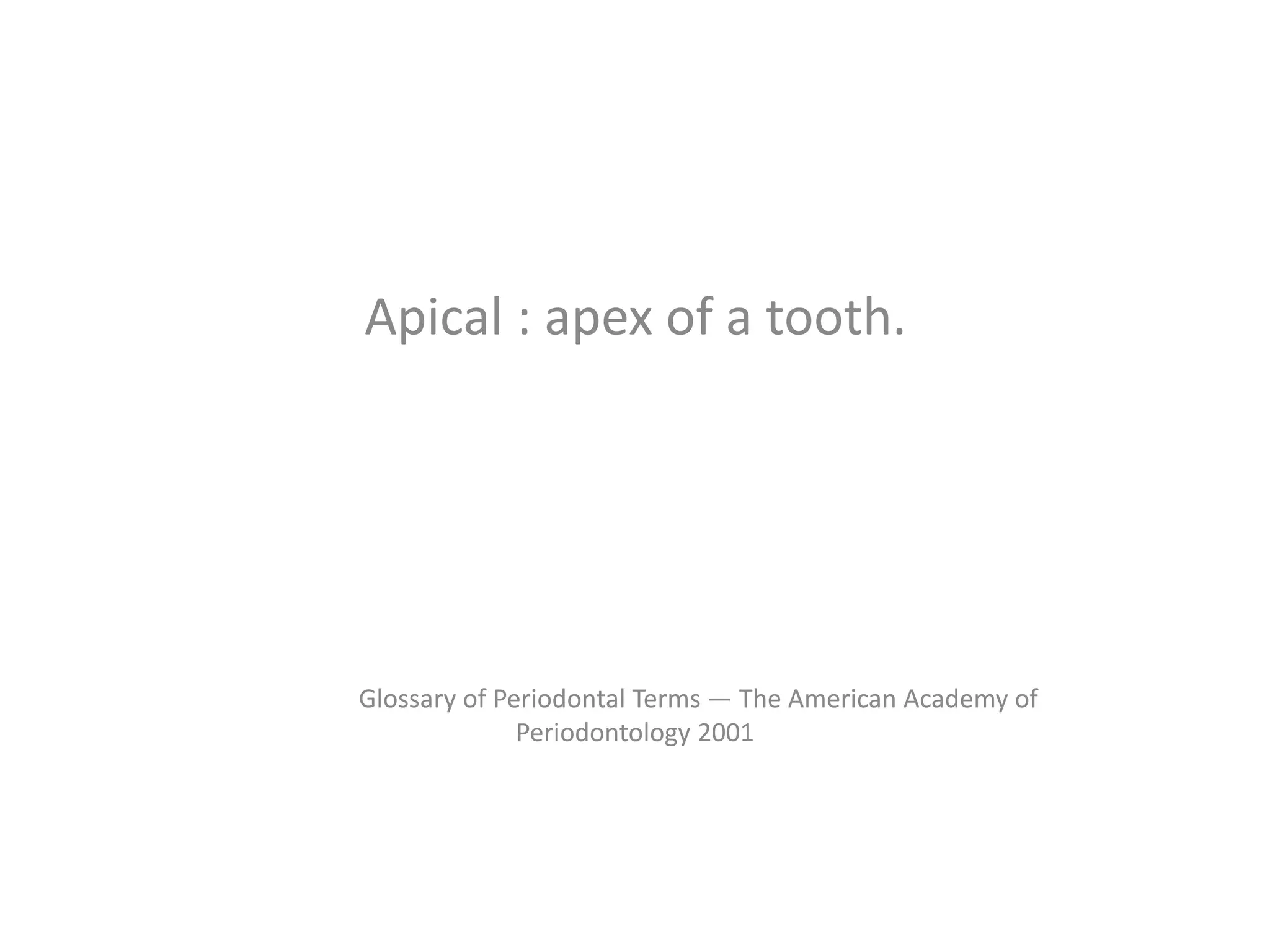 Acute apical abscess dr anirudh singh chauhan | PPTX