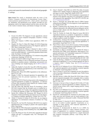 Ultrasound Diagnosis Of Appendicitis | PDF