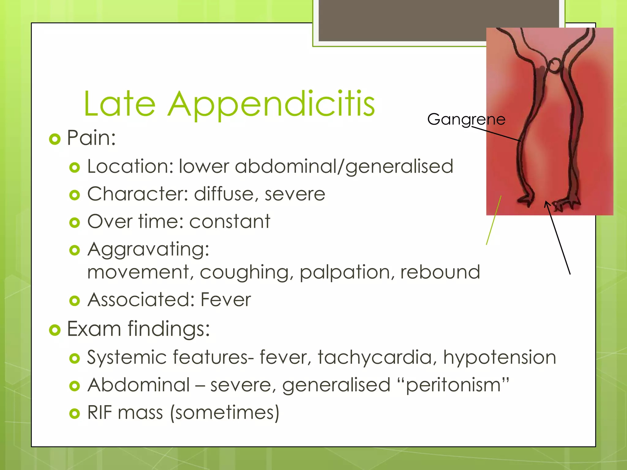 Acute appendicitis | PPTX