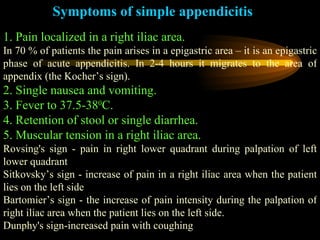 Acute appendicitis | PPT | Pregnancy | Reproductive Health