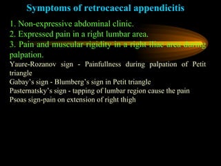 Acute appendicitis | PPT | Pregnancy | Reproductive Health