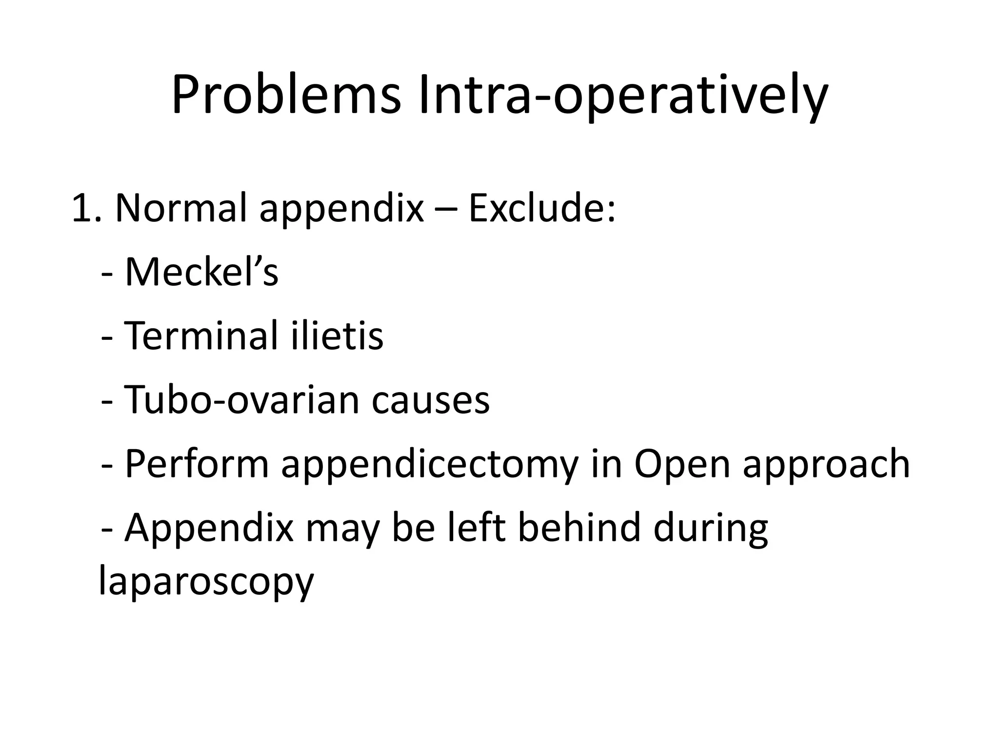 Acute appendicitis | PPTX