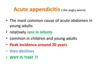Acute appendicitis | PPTX