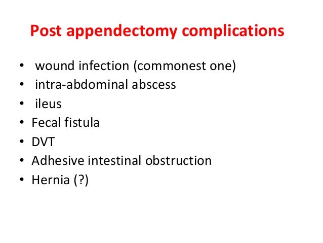 Acute appendicitis
