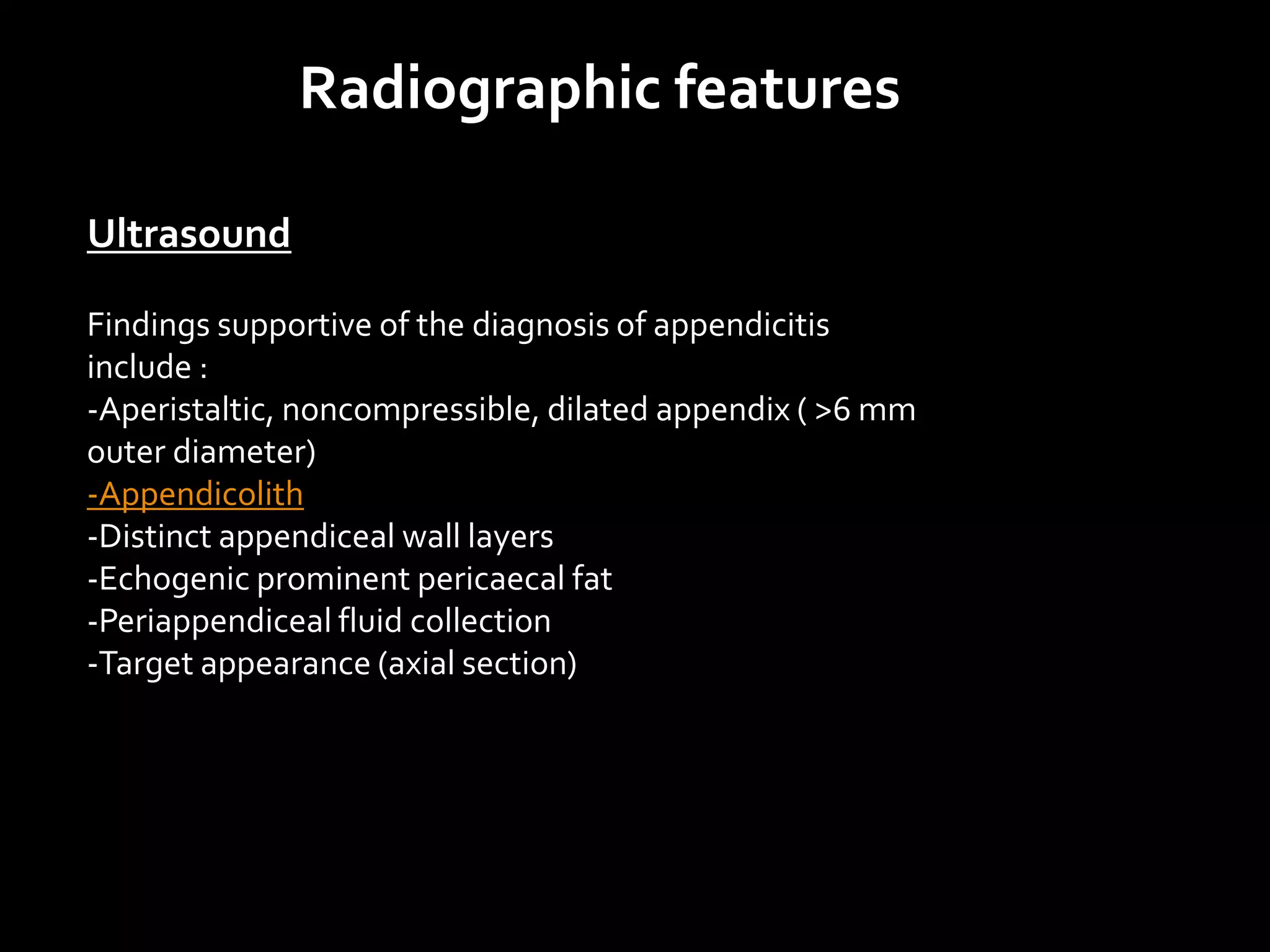 Imaging of Acute Appendicitis | PPTX