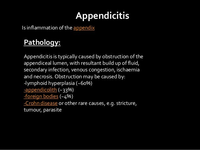 Early Tip Appendicitis Pathology