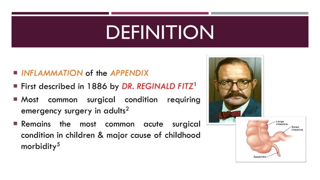Acute Appendicitis Overview
