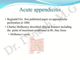 Acute appendicitis | PDF | Digestive Disorders | Diseases and Conditions