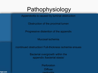 Acute appendicitis | PPT