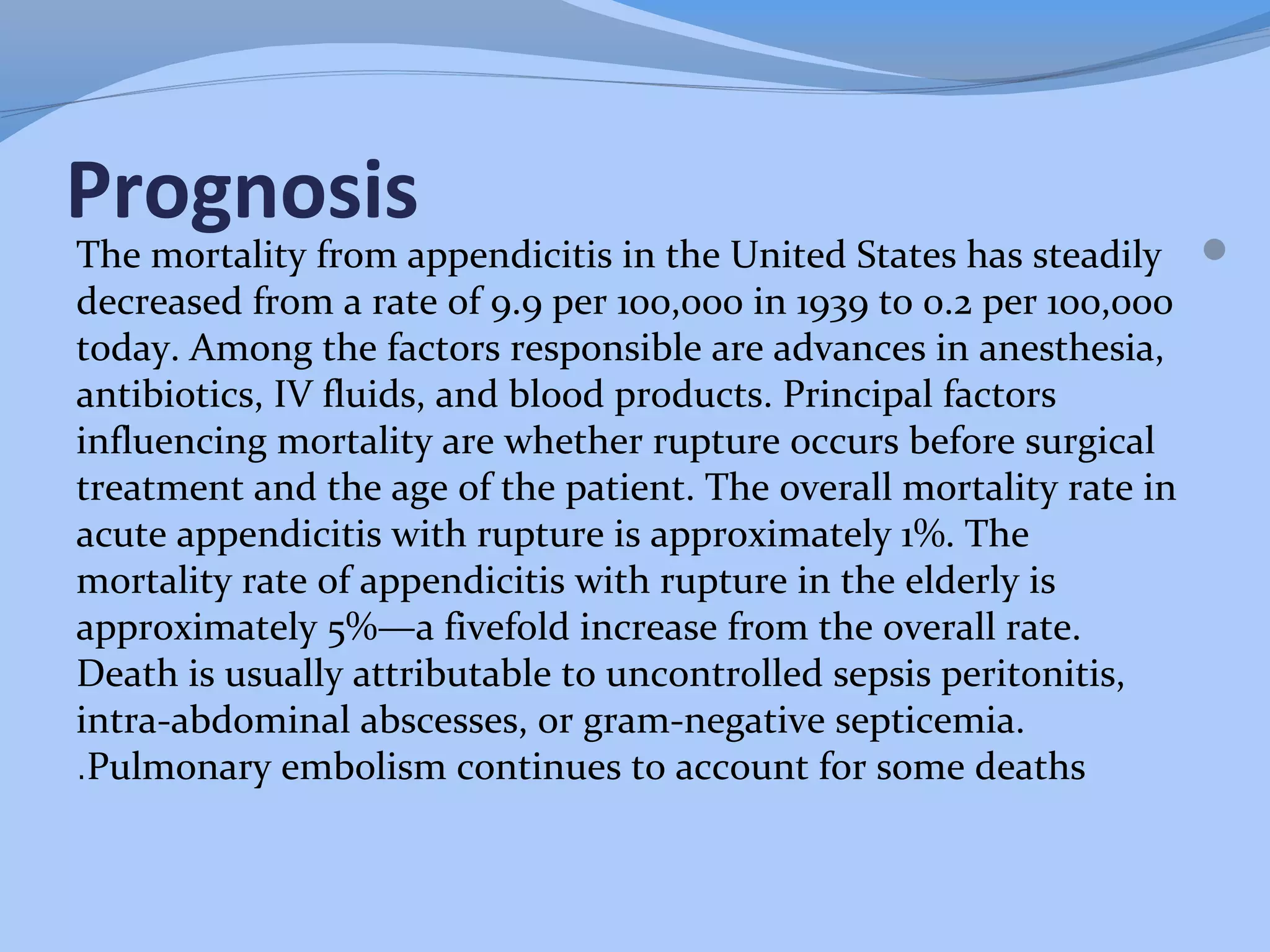 Acute appendicitis __ | PPT