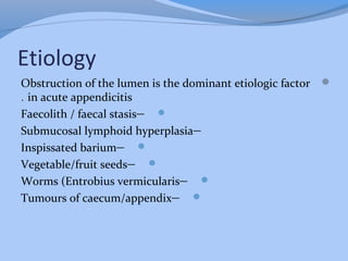 Acute appendicitis __ | PPT