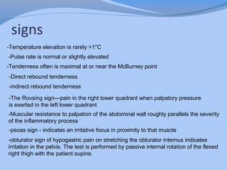 Acute appendicitis __ | PPT