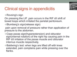 Acute appendicitis | PPTX