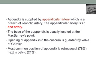 Acute appendicitis | PPTX