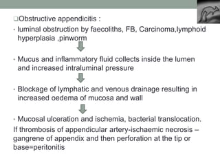 Acute appendicitis | PPTX