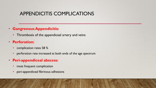 Acute appendicitis | PDF