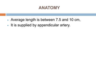 Acute appendicitis | PPTX