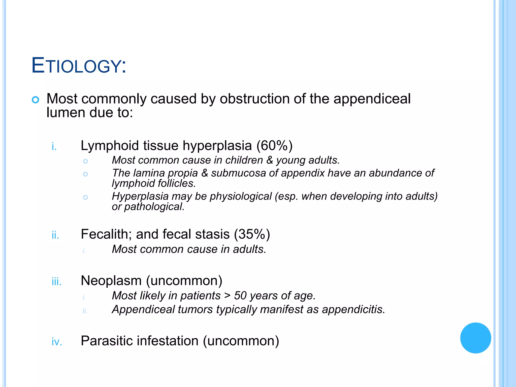 Acute appendicitis | PPTX