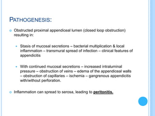 Acute appendicitis | PPTX