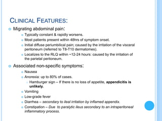 Acute appendicitis | PPTX