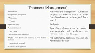 ACUTE APPENDICITIS.pptx | Digestive Disorders | Diseases and Conditions