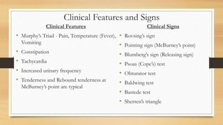 ACUTE APPENDICITIS.pptx | Digestive Disorders | Diseases and Conditions