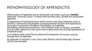 Acute appendicitis.ppt | Digestive Disorders | Diseases and Conditions
