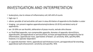 Acute appendicitis.ppt | Digestive Disorders | Diseases and Conditions